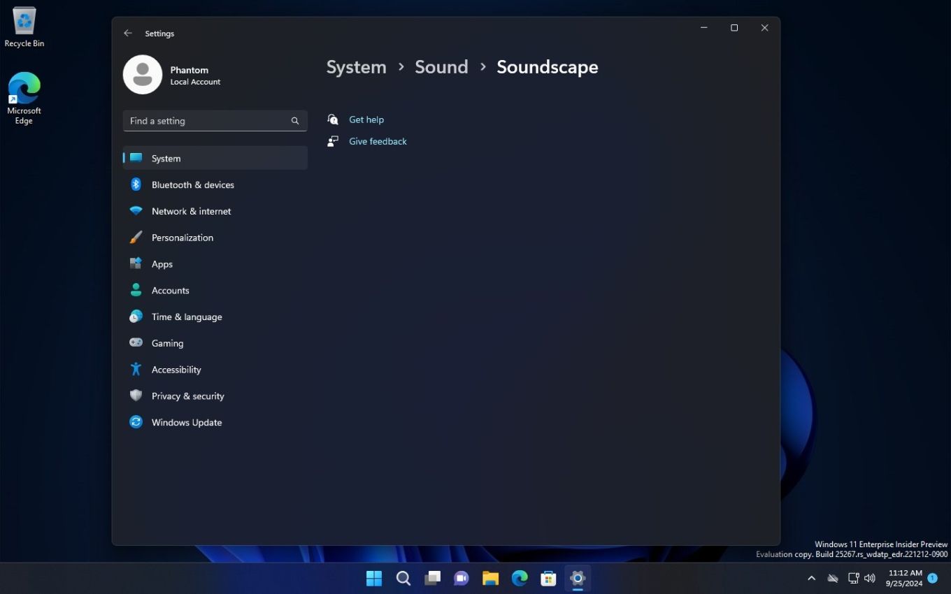 Microsoft testte nieuwe ‘Soundscape’-instellingenpagina om deel Control ...