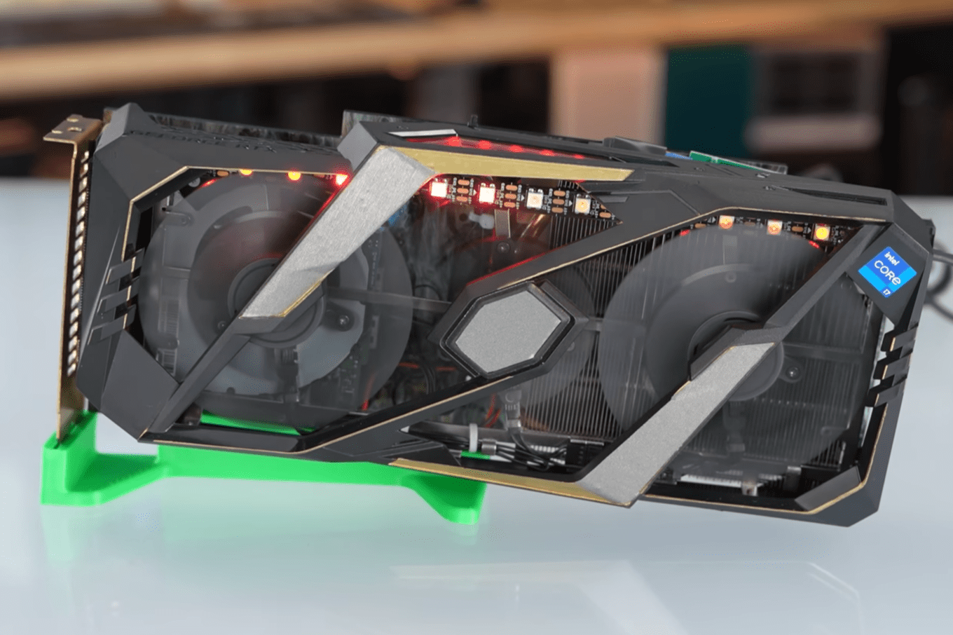 GeeFarce 5027 POS: custom modded videokaart als mini-PC - TechnologyInsider